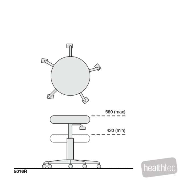 Supine Head Rest • Healthtec
